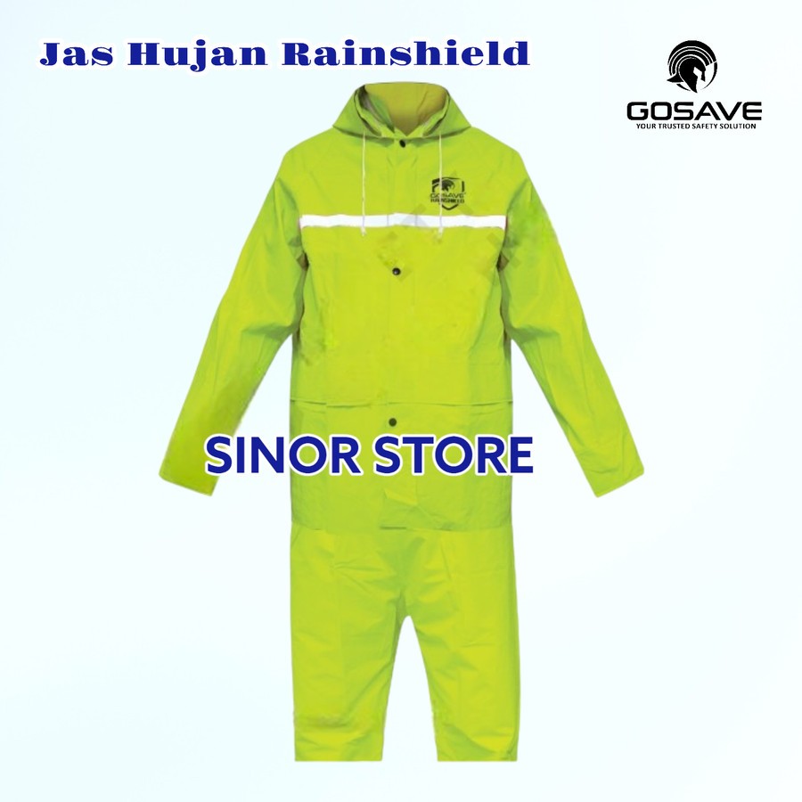 Jual Jas Hujan RAINSHIELD Industrial Safety Raincoat Setelan Baju Celana Motor Tebal dan Modis ...
