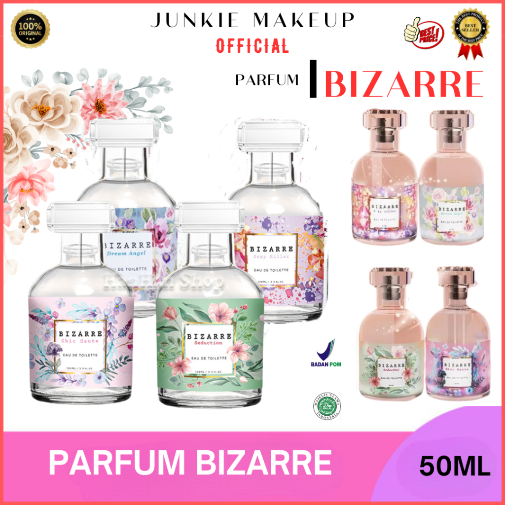 Jual 𝗝𝗨𝗡𝗞𝗜𝗘 𝗠𝗔𝗞𝗘𝗨𝗣 - Bizarre Parfum | Parfum Wanita Tahan Lama Eau De ...