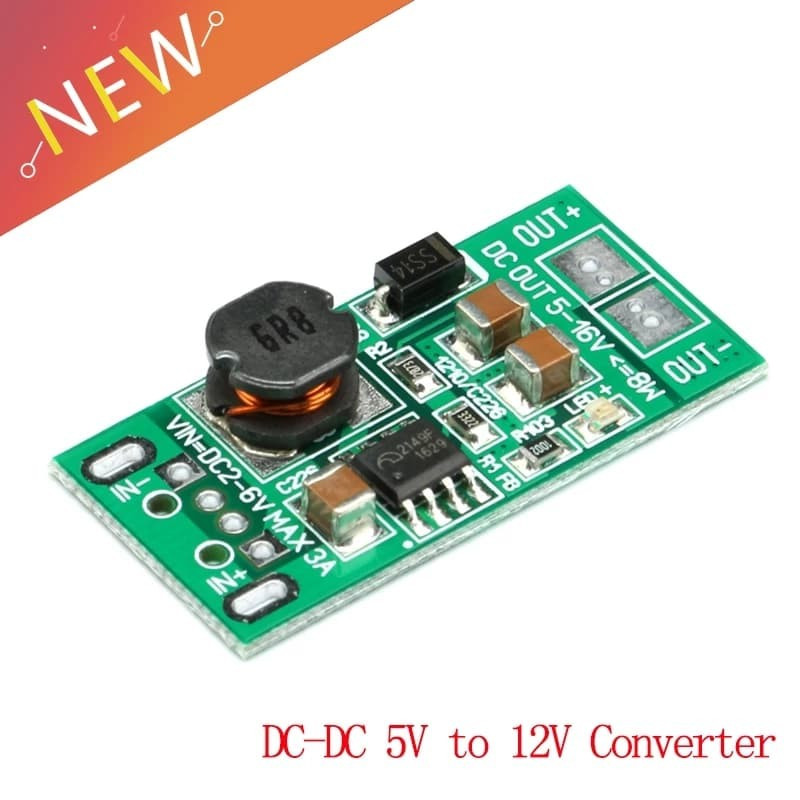 Jual Module DC-DC Step Up 5V to 12V 3A 8watt DC Boost Converter | Shopee Indonesia