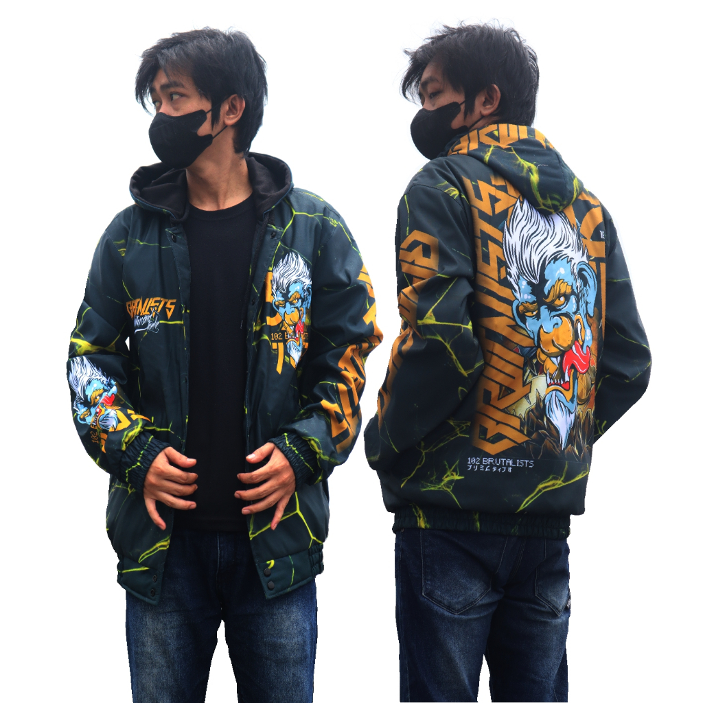 Jual Jaket Brutalist Lightning Monkey | Shopee Indonesia