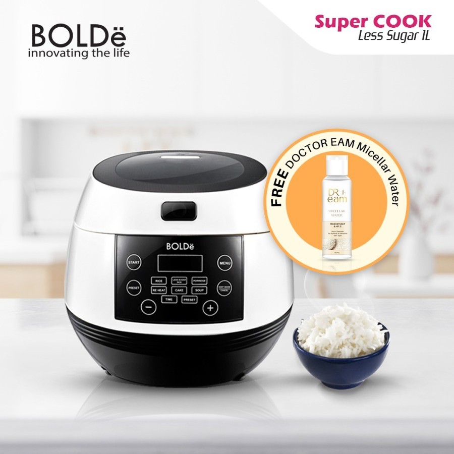 Jual BOLDe Super Cook Less Sugar Rice Cooker Rendah Gula Penanak Nasi ...
