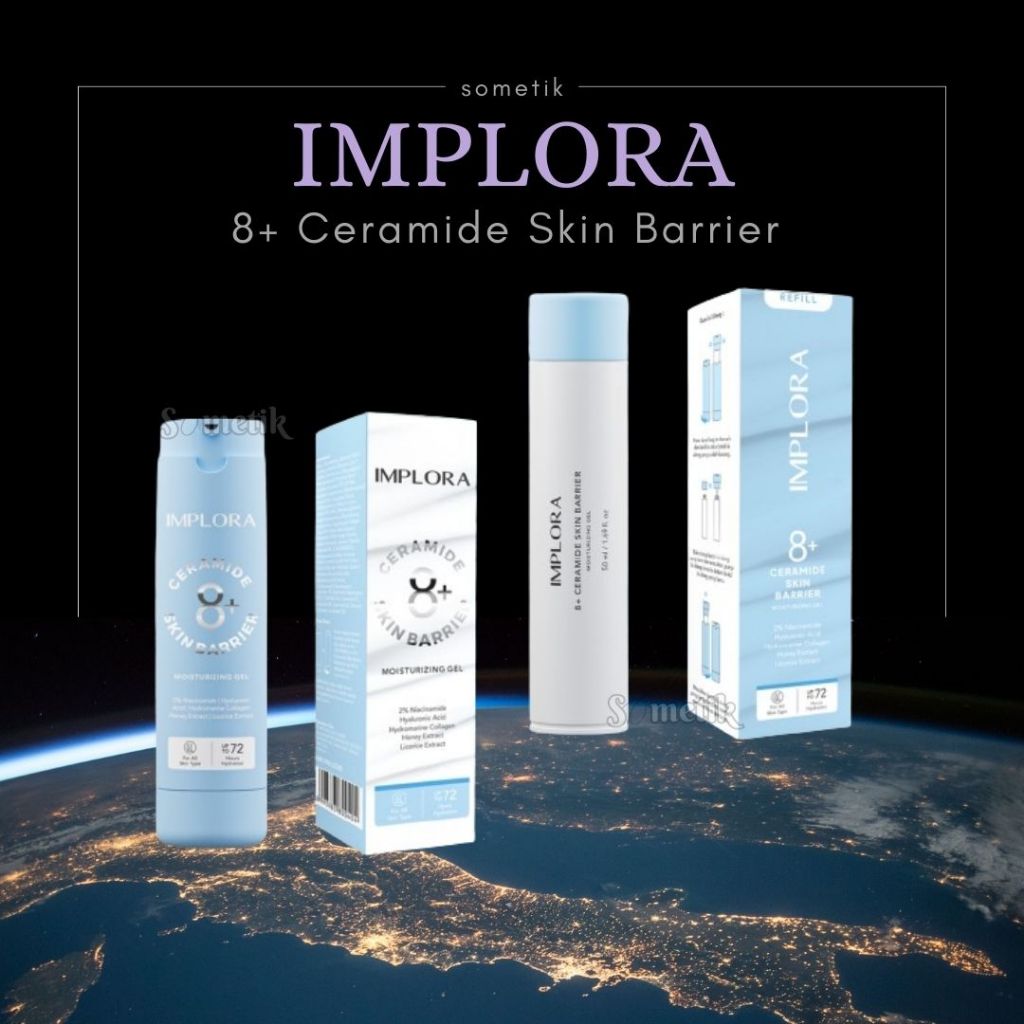 Jual IMPLORA 8+ CERAMIDE SKIN BARRIER MOISTURIZING GEL 50ml | IMPLORA ...