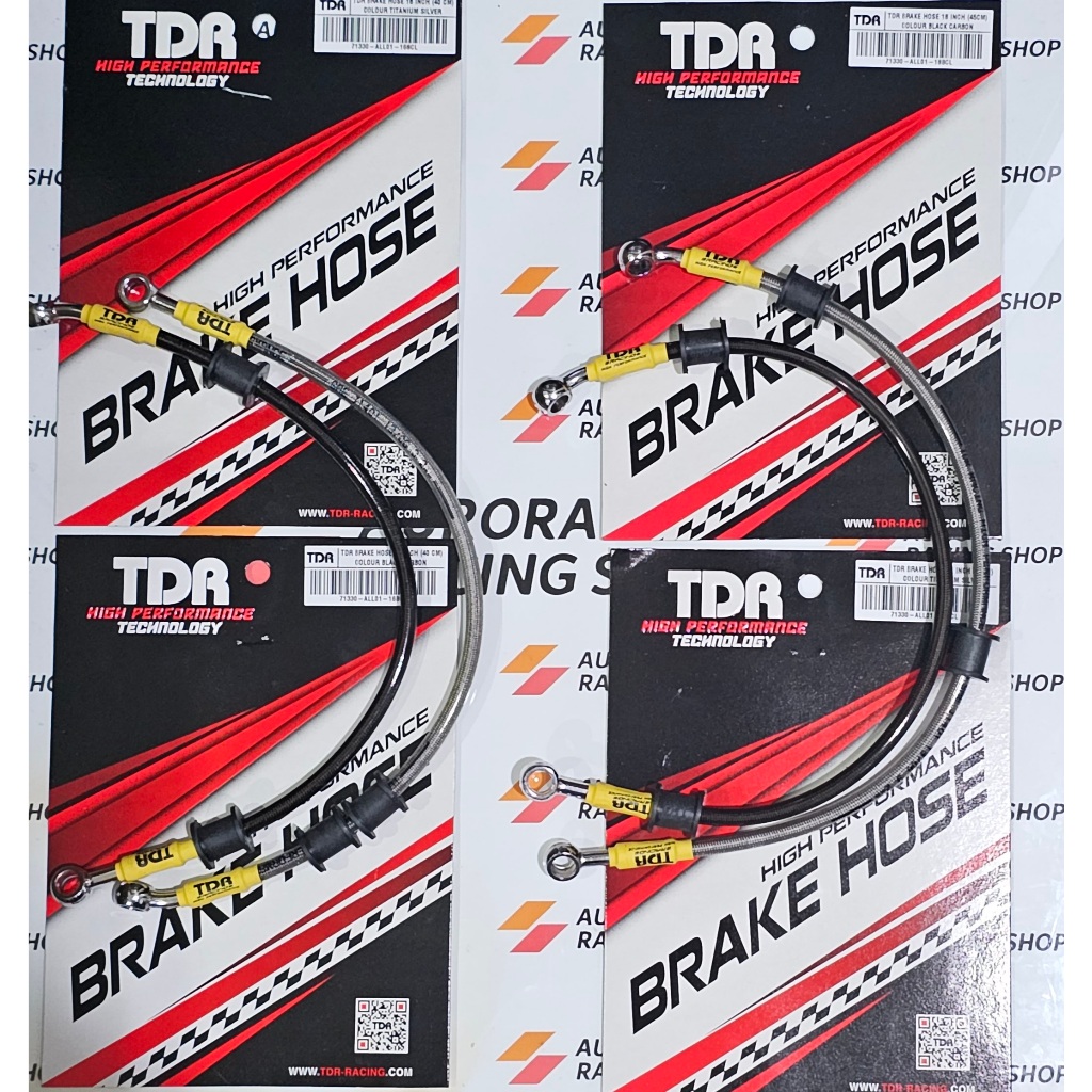 Jual SELANG REM BELAKANG TDR 40 CM / 45 CM - SILVER / BLACK CARBON | Shopee Indonesia