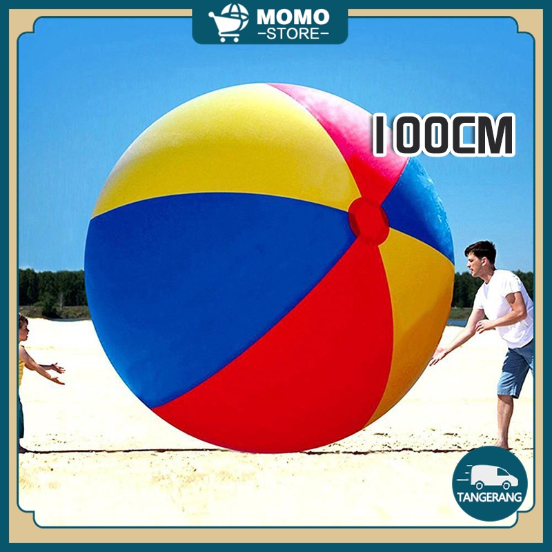 Jual 100cm Bola Pantai Jumbo PVC Giant Beach Ball Jumbo Inflatable Bola ...