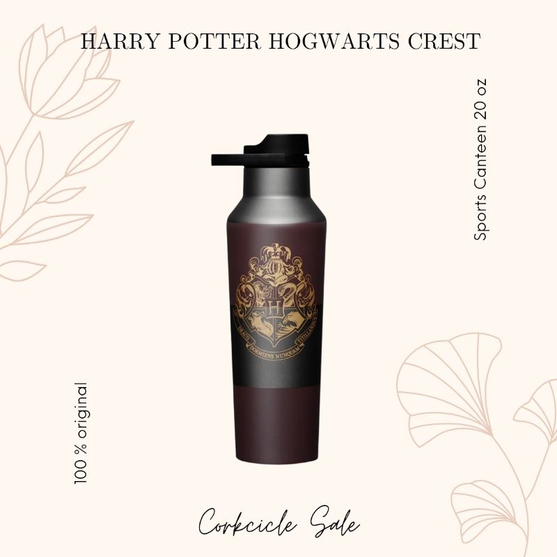 Jual Corkcicle Harry Potter Hogwarts Crest Sports Canteen [READY STOCK ...