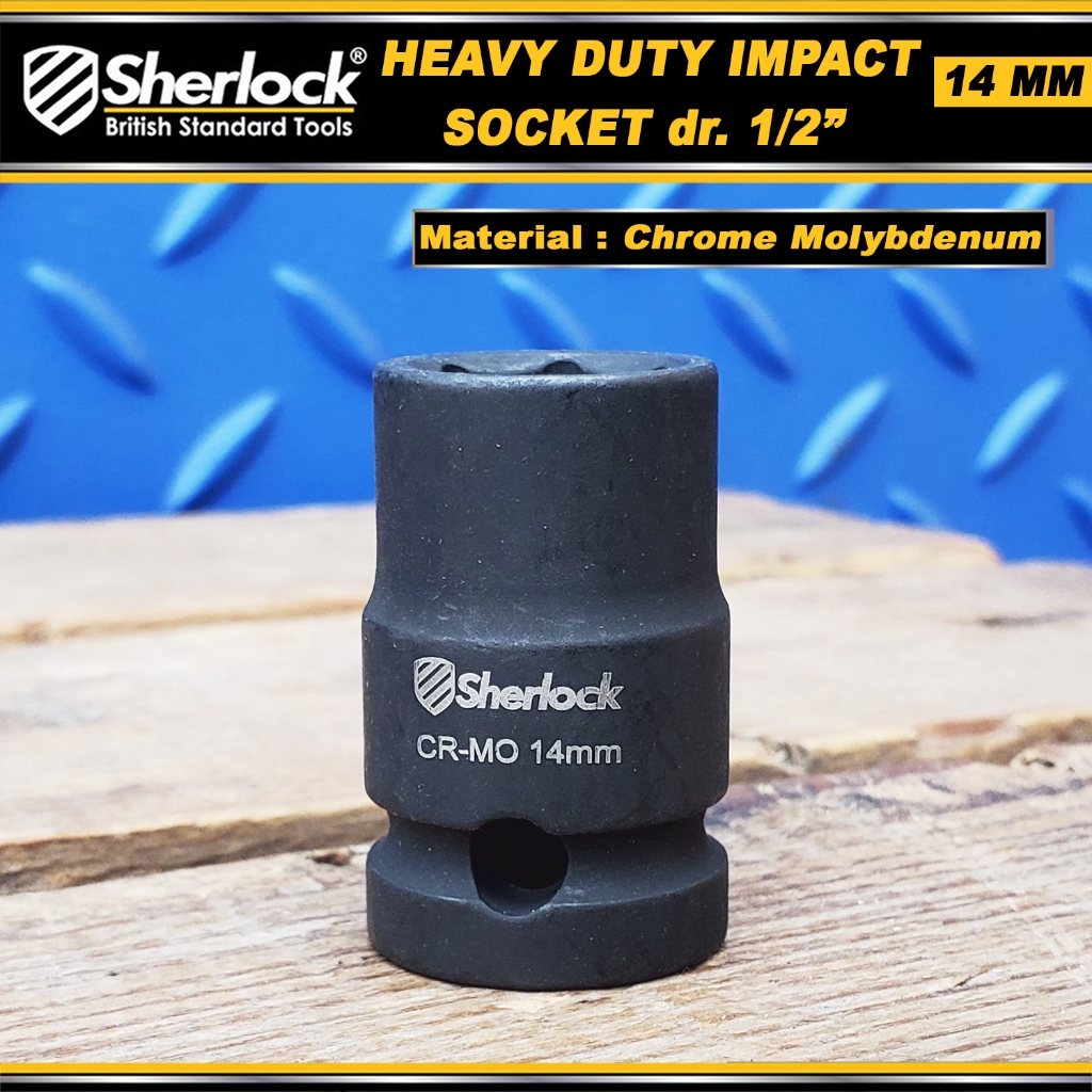 Jual Kunci Mata Sok Pukul dr. 1/2" Shock / Impact Sock Sherlock 14 mm ...
