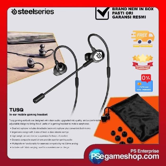 Jual SteelSeries Tusq In-ear Mobile Gaming Earphone (61650) | Shopee ...