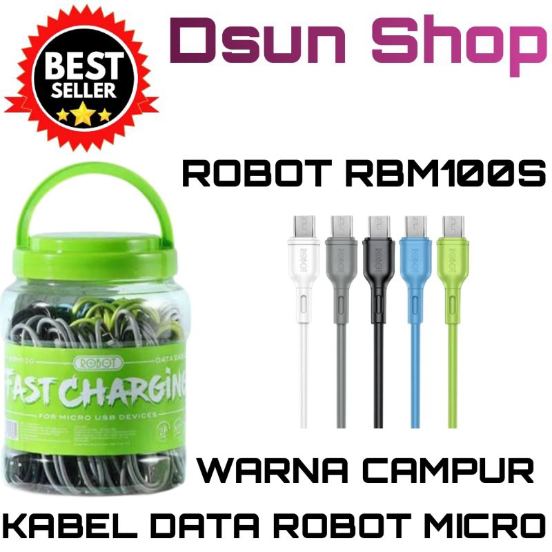 Jual Kabel data Robot Micro RBM100S Fast Charging 2A | Shopee Indonesia