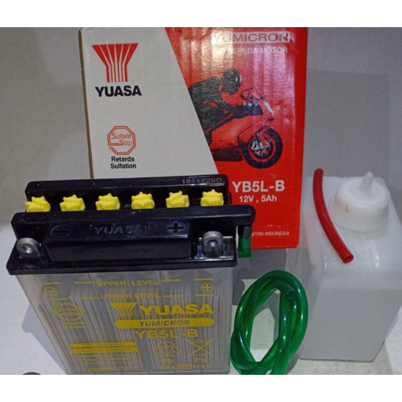 Jual AKI ACCU YB5LB YUASA ASTREA SUPRA X LAMA LEGENDA SMASH SHOGUN VEGA LAMA | Shopee Indonesia