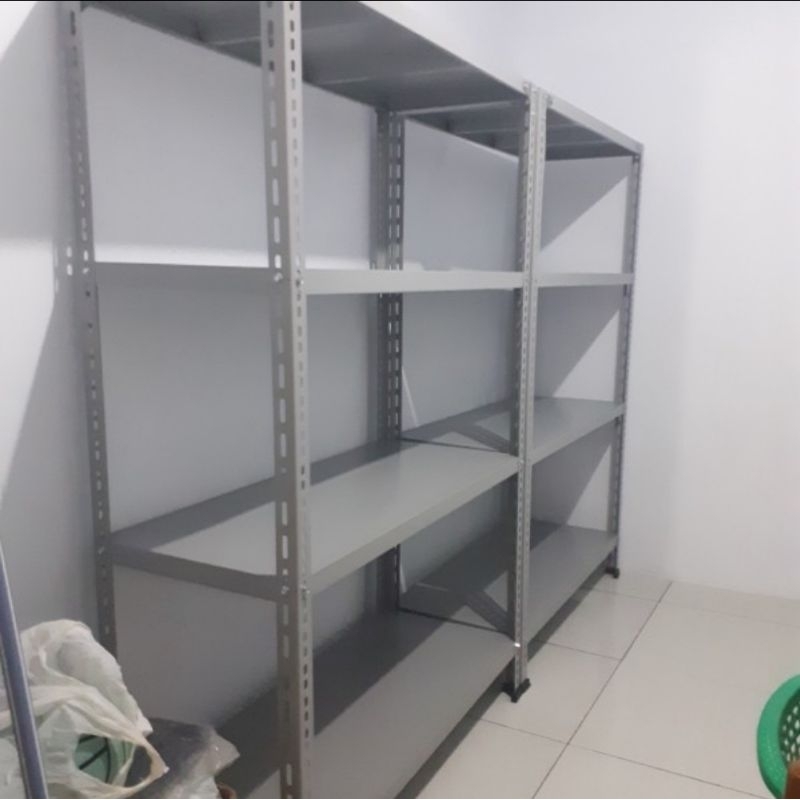 Jual rak besi tinggi 200cm 4 susun | Shopee Indonesia