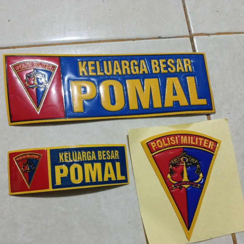 Jual STIKER PLAT /MOTOR/MOBIL POMAL | Shopee Indonesia