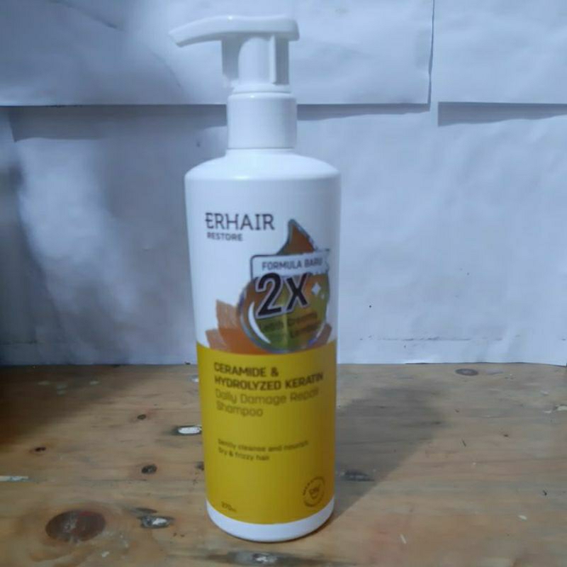 Jual Erha Hair shampoo Erhair Restore Ceramide Hydrolyzed Keratin Daily ...
