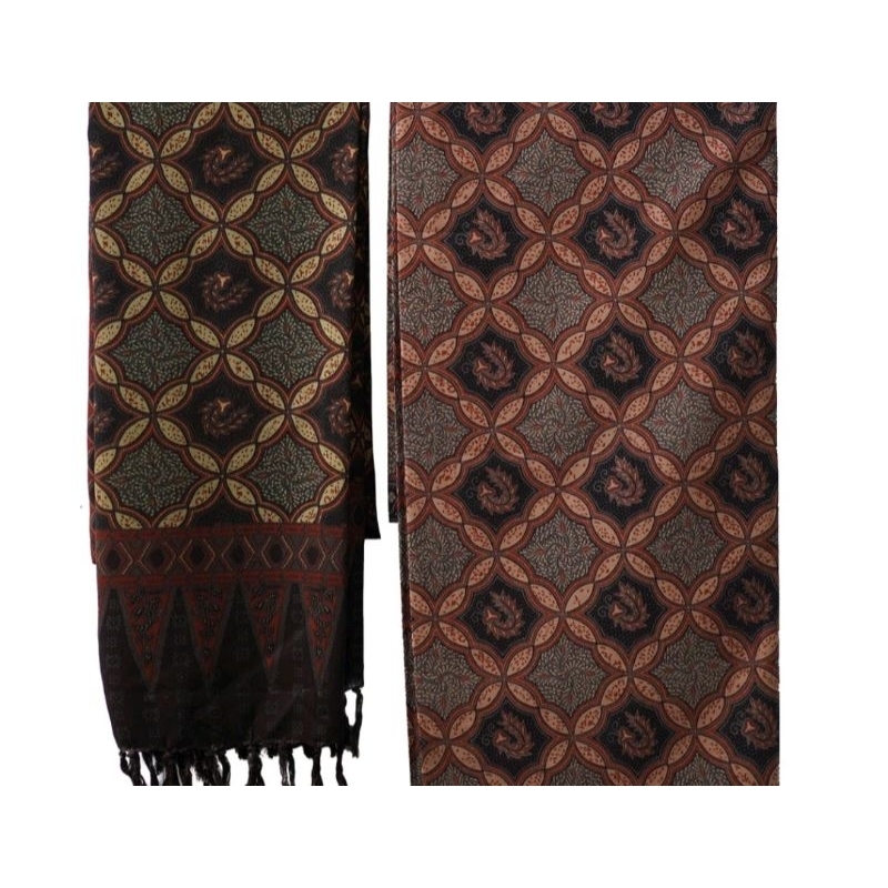Jual Paket kain dan selendang batik kawung | Shopee Indonesia
