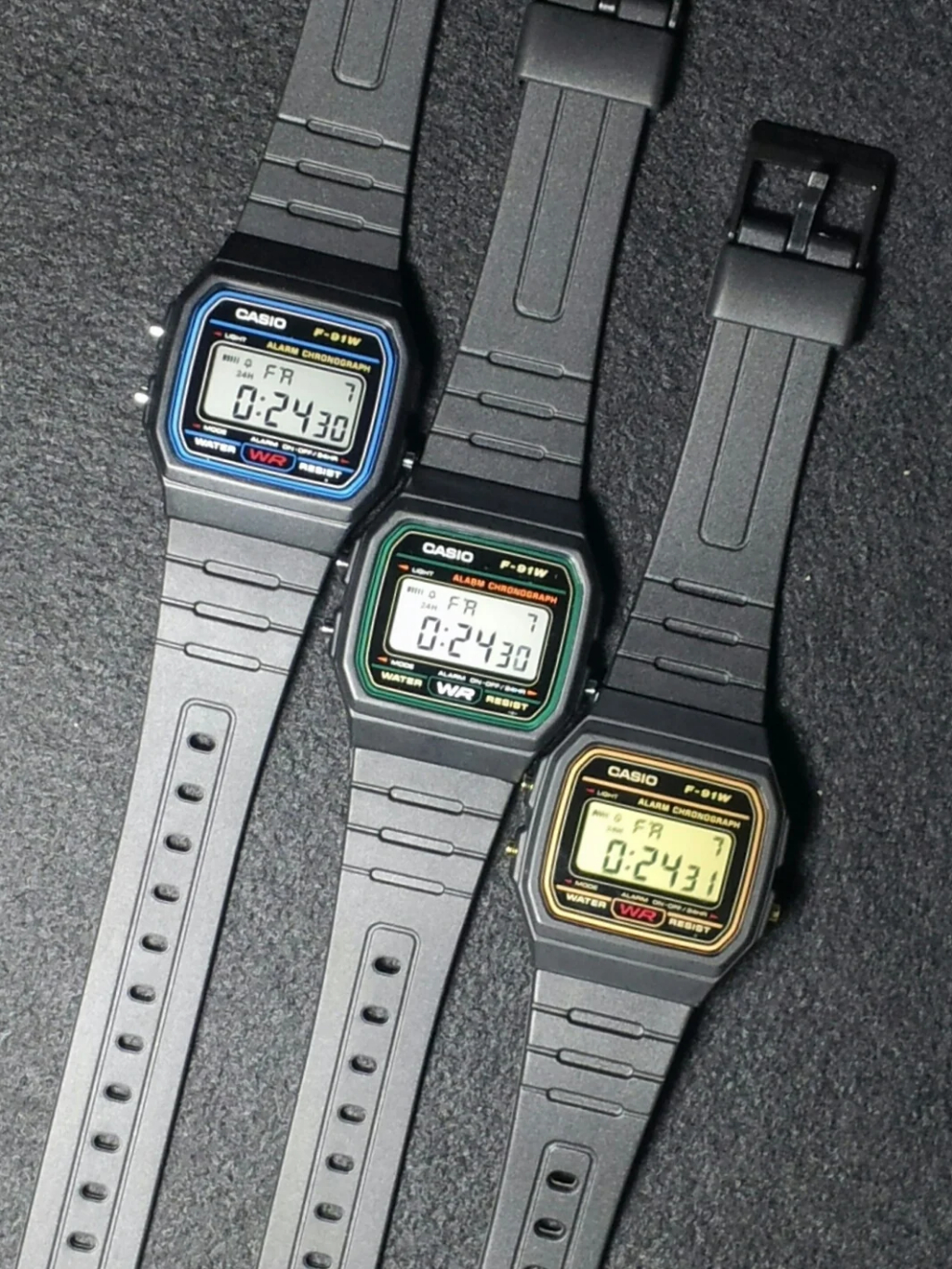 Jual Casio Original F-91W-1D / F-91W-3D / F91W-1DG / F91WG-9Q Jam ...