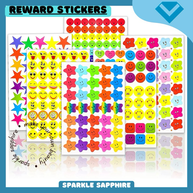 Jual STIKER REWARDS Stiker Bintang Prestasi Anak [1 LEMBAR] Stickers ...