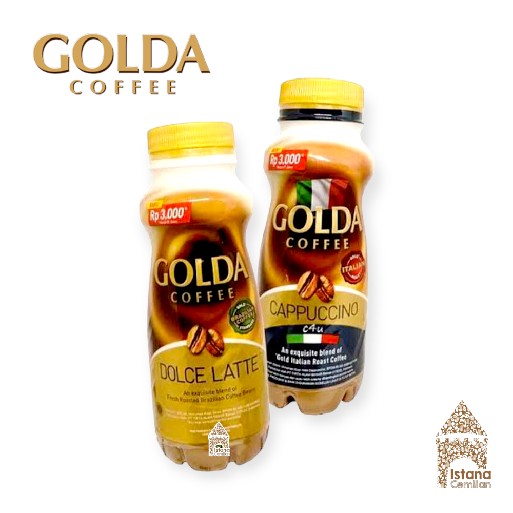 Jual GOLDA Coffee Dolce Latte / Cappuccino 200 ML Kopi Botol | Shopee ...