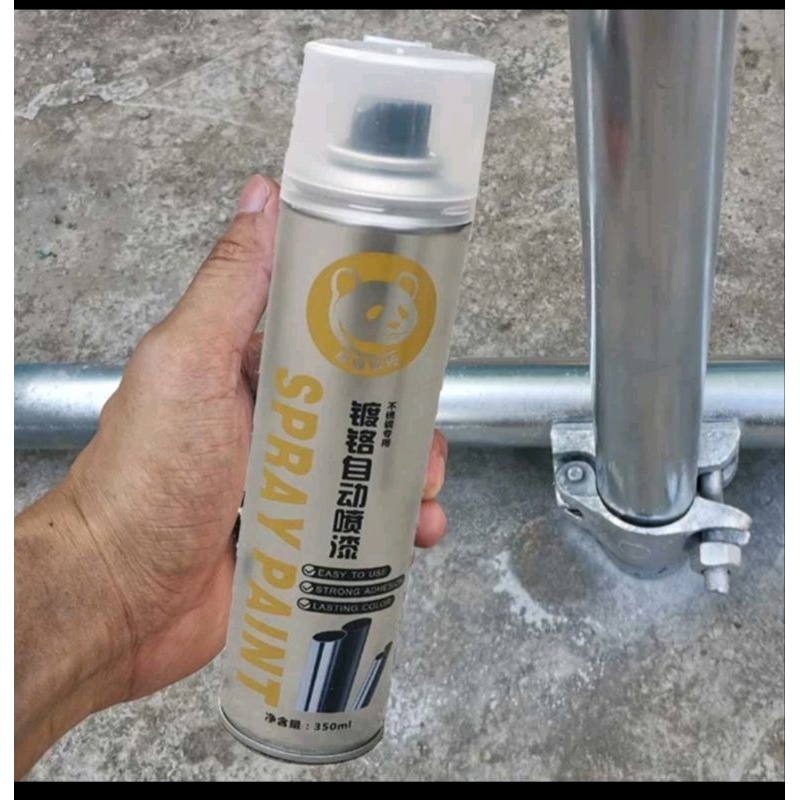 Jual Cat semprot botol RIJEK isi OK anti karat warna stainlles silver ...