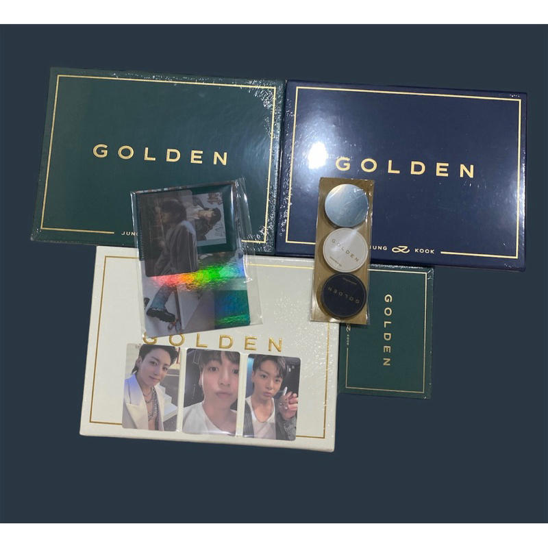 Jual Ready Stock Sealed Golden JK Jungkook Jung Kook BTS Album Set ...
