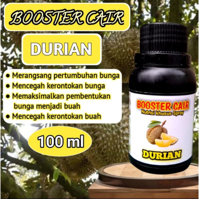 Jual Pupuk booster durian perangsang bunga dan pelebat buah anti rontok 100 ml bisa cod promo ...