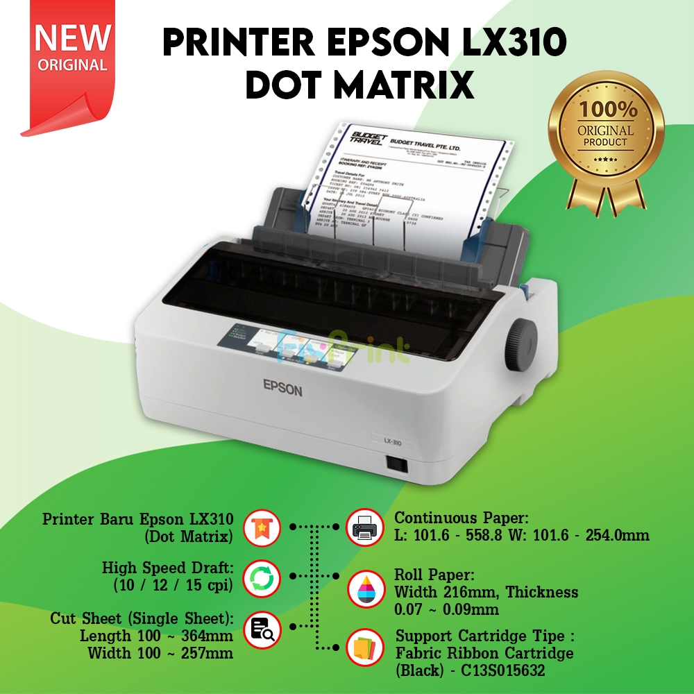 Jual Printer Epson LX310 LX-310 LX 310 Dot Matrix New Original | Shopee ...