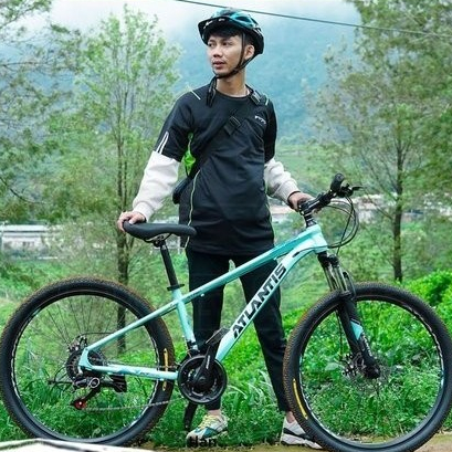 Jual Sepeda gunung 24 26 inch mtb atlantis dewasa dan anak remaja 24 speed velg alloy rem cakram ...