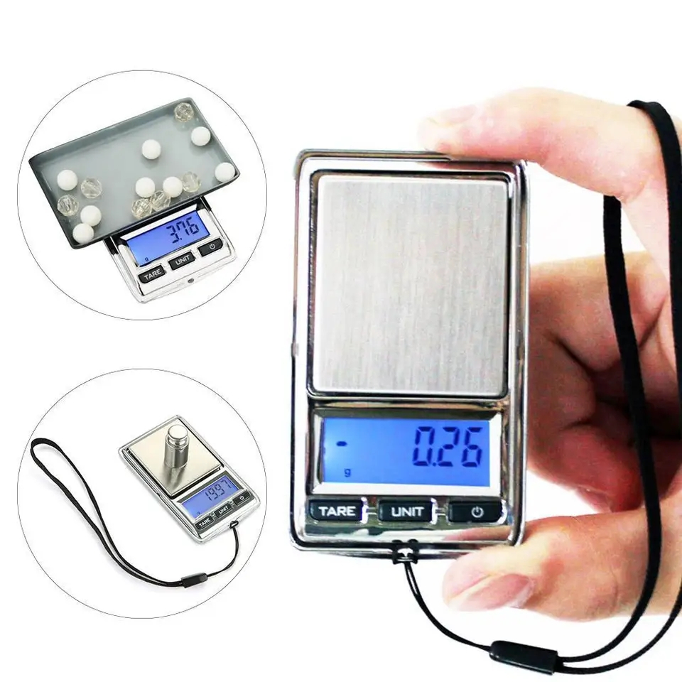 Jual TB02 Timbangan Mini Mini Digital Scale 0.01-200gr Timbangan Emas ...