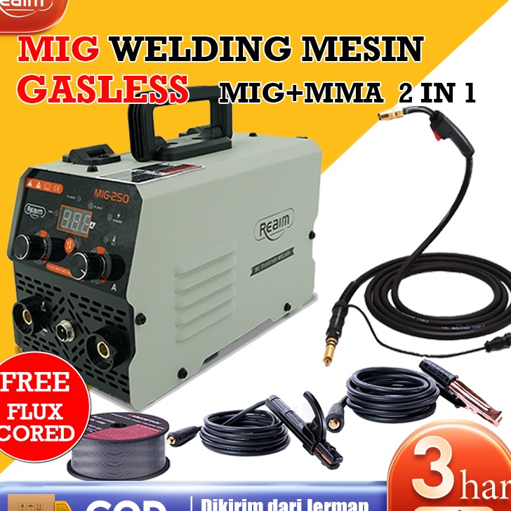 Jual 𝒵 Mesin Las mig Listrik trafo las welding inverter Las Tanpa Gas ...