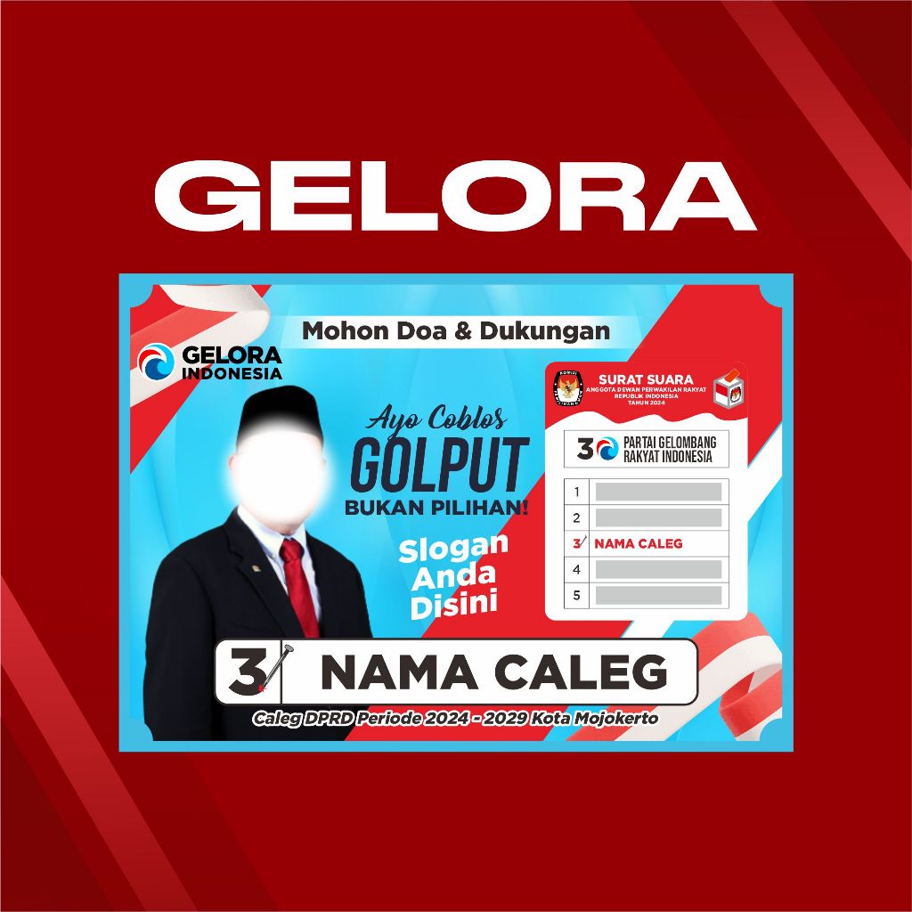 Jual Stiker Caleg / Stiker Pemilu / Stiker Kampanye 2024 Termurah ...