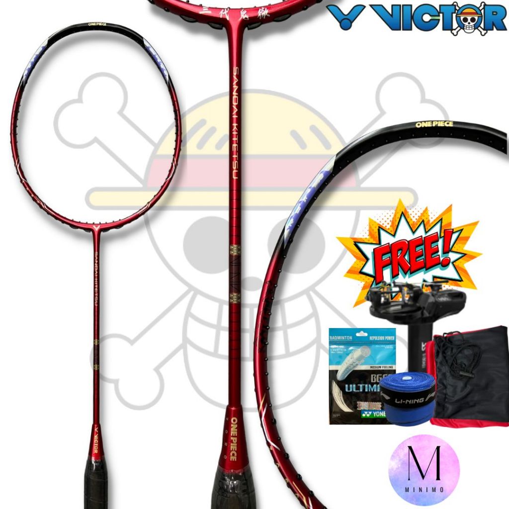 Jual Raket Badminton Victor One Piece Enma / Wado Ichimonji / Sandai ...