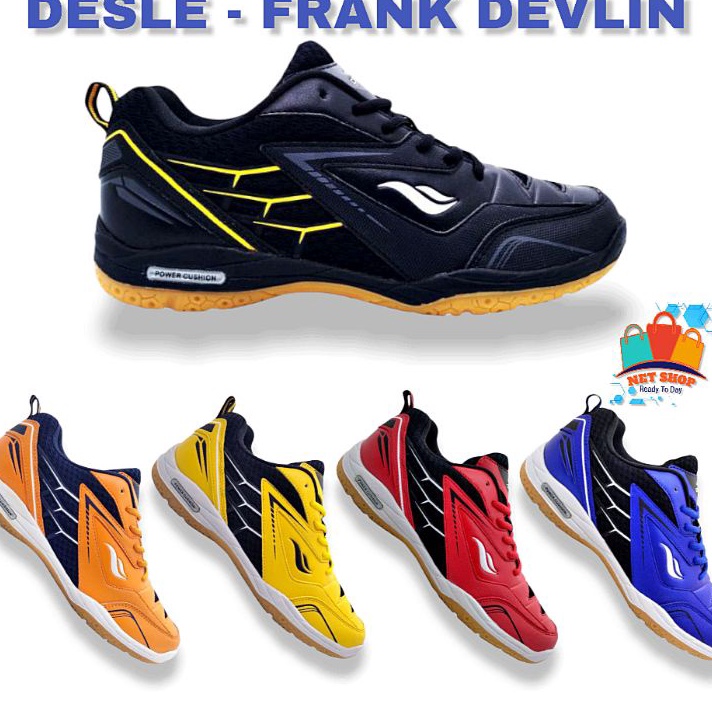 Jual New Stock Sepatu Badminton DESLE FRANK DEVLIN Sepatu Bulutangkis ...