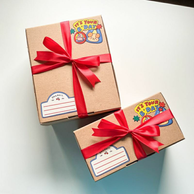Jual Packing Gift Box / Gift Wrap / Bungkus Kado / Kartu Ucapan (Baca ...