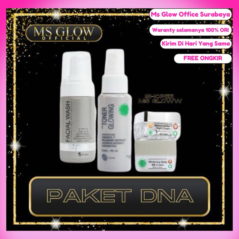Jual SERUM DNA CELL MS GLOW / DNA CELL MSLOW / NIGHT WHITECELL DNA MS ...