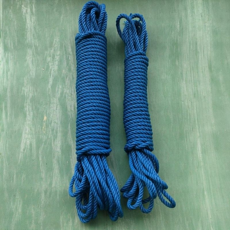 Jual 1 ROL Tali tambang 6 mm 10 meter 20 meter tambang plastik tali ...