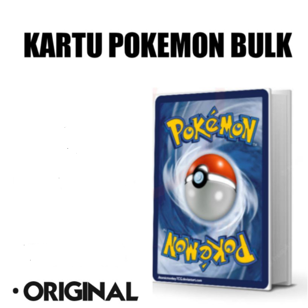 Jual (100% Original) Kartu Bulk / Random Card Pokemon TCG English / Indonesia / Japan Version ...