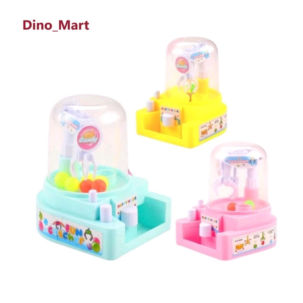 Jual Mainan Anak Mesin Capit Mini - Claw Machine - Capit Capitan Bola ...