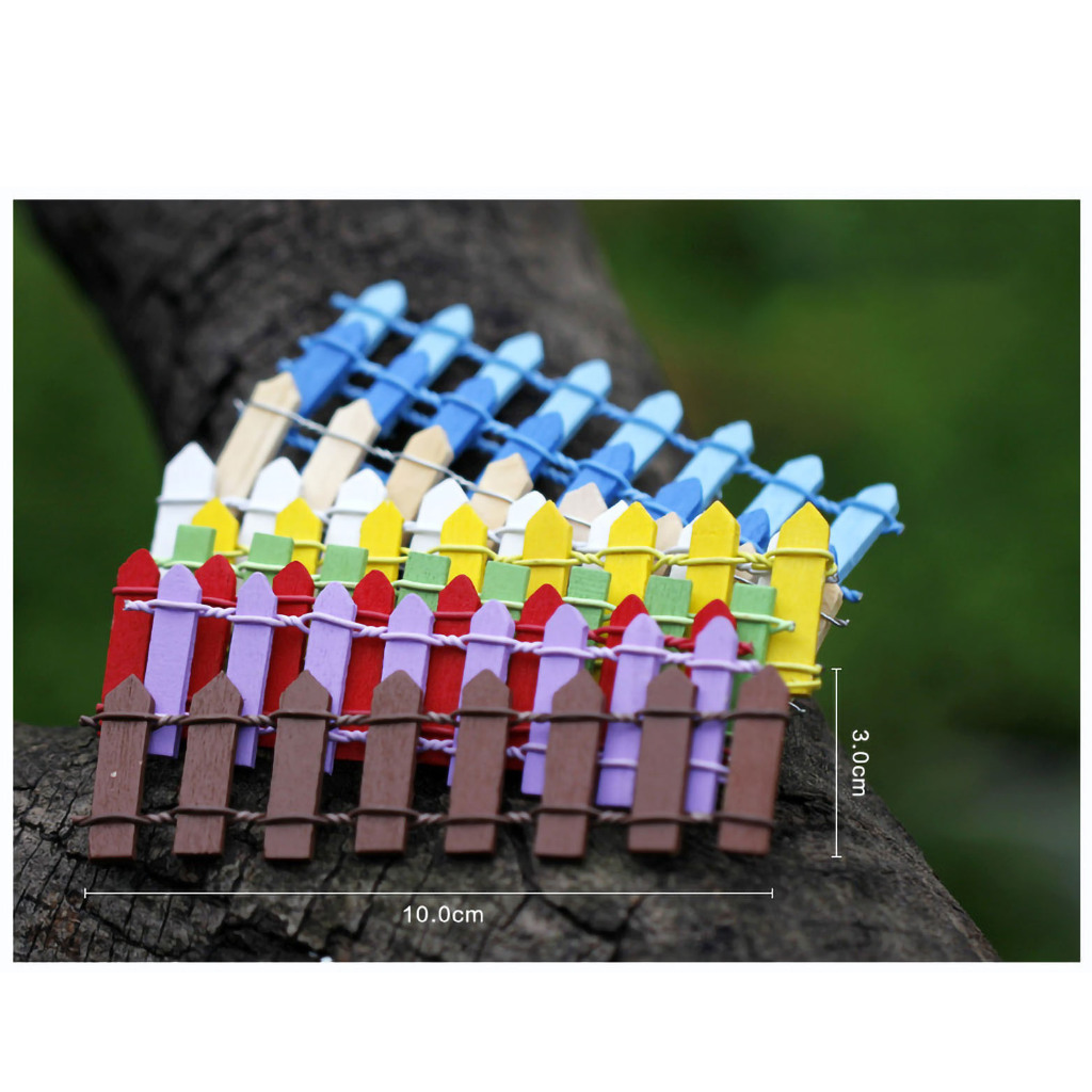 Jual Miniatur Micro Landscape Diorama Onament Pagar Kayu Wooden Fence 9 ...