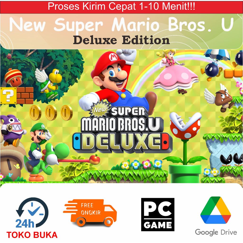 Jual NEW SUPER MARIO BROS. U DELUXE | PC GAMES | LAPTOP GAMES ...