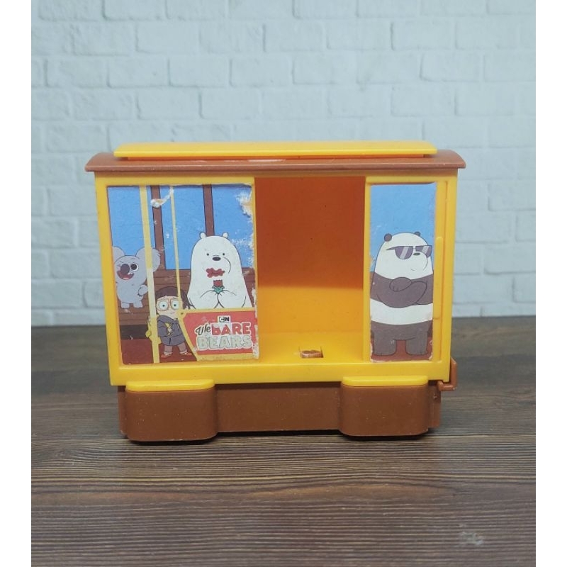 Jual Mainan seken mcd we bare bears nom nom, we bare bears skateboard ...