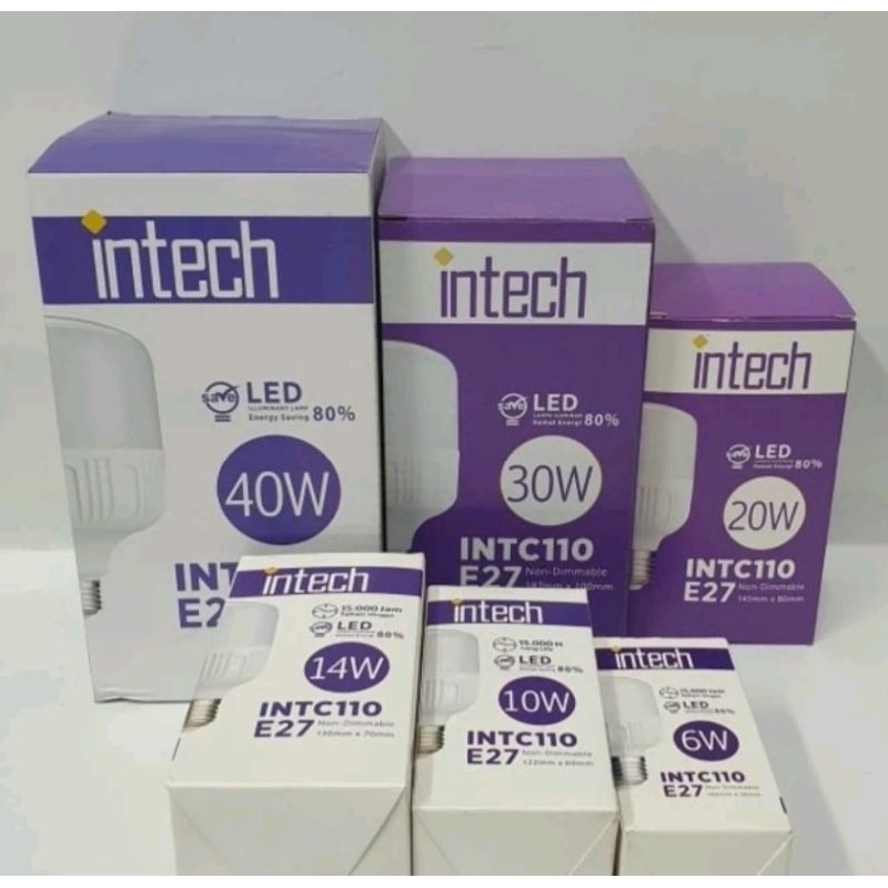 Jual LED 6W INTECH NYALA PUTIH | Shopee Indonesia
