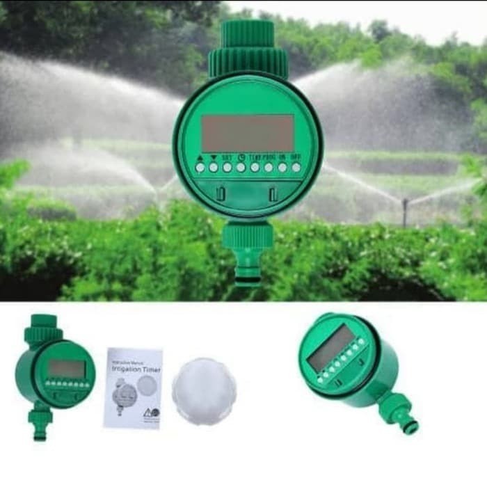 Jual timer pengairan LCD otomatis irigasi kebun garden sawah-digital ...