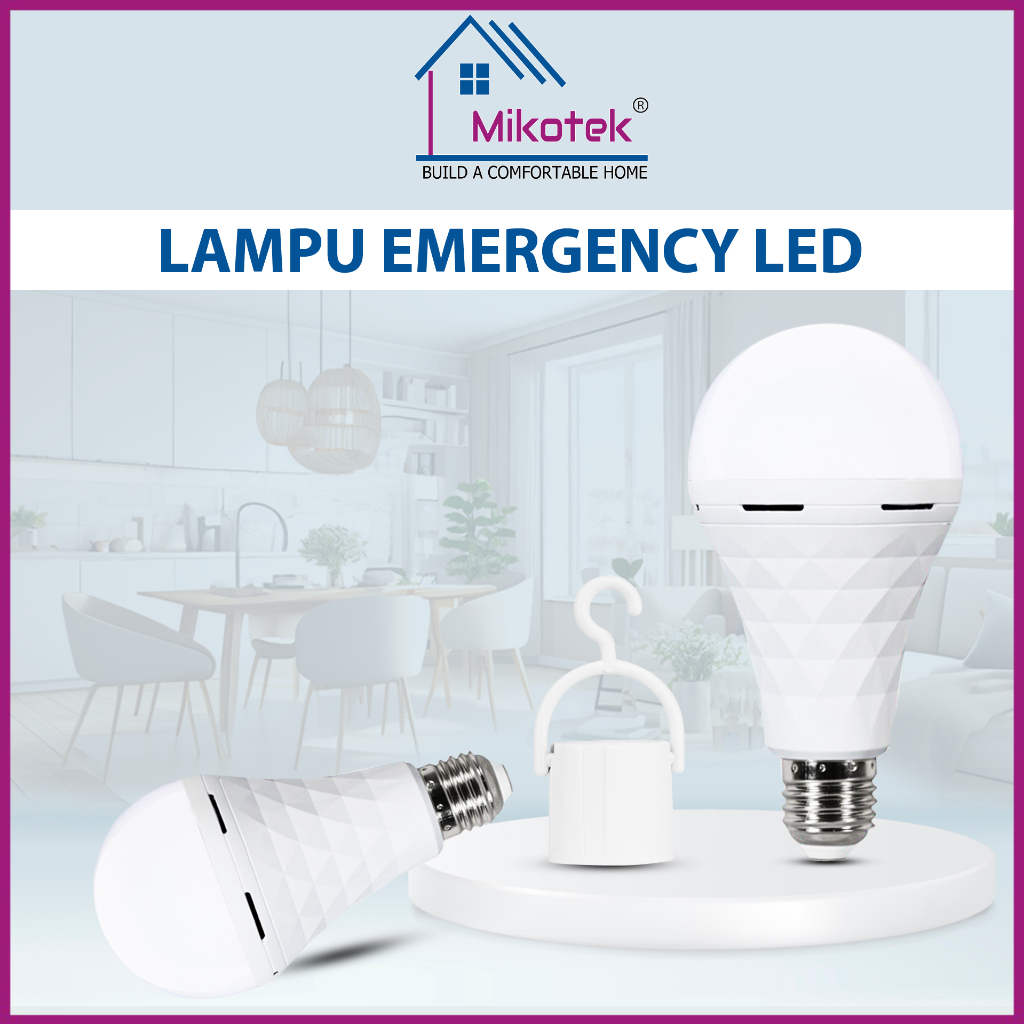 Jual Mikotek - Lampu Bohlam Led Emergency Mikotek / Emergency Led AC/DC ...