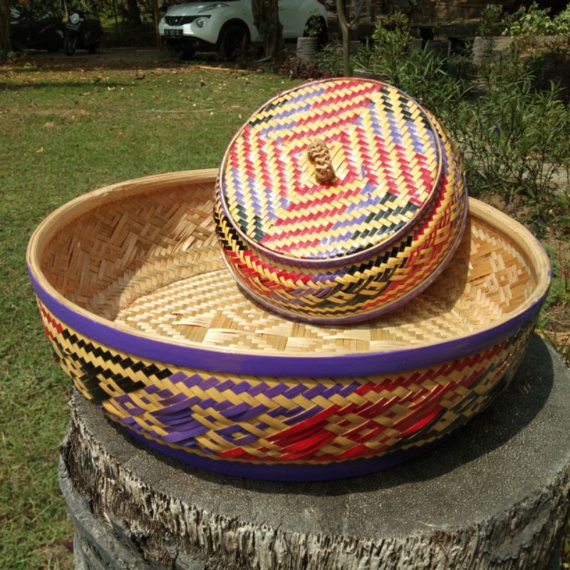 Jual Keben Bokor Rotan Anyam Khas Bali 30cm | Shopee Indonesia