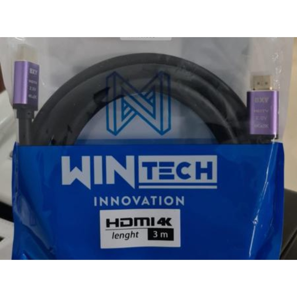 Jual KABEL HDTV 2.0V 4K HDMI WINTECH 3M&1,5M | Shopee Indonesia