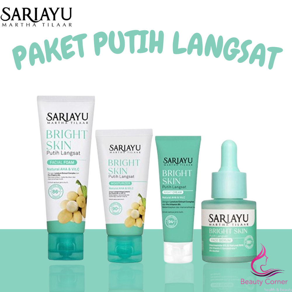 Jual Sariayu Paket Bright Skin Putih Langsat Basic Skincare | Shopee ...
