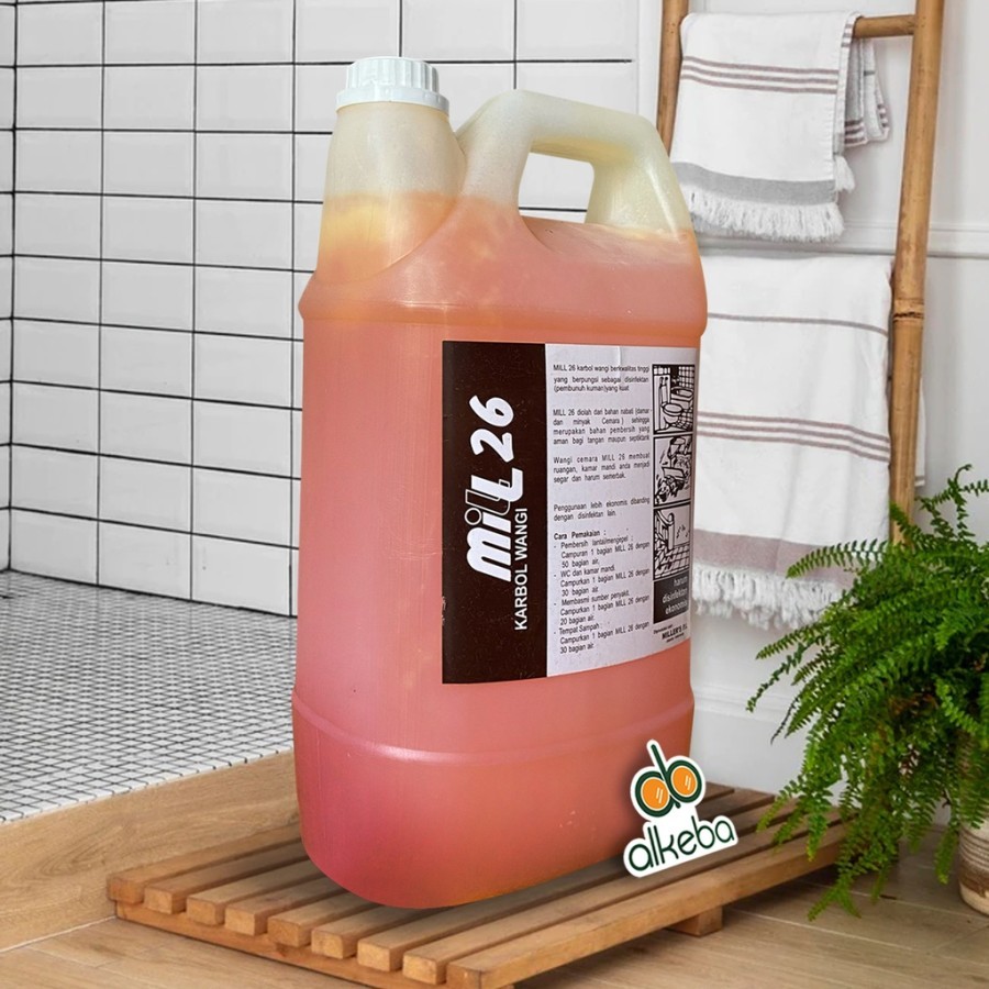 Jual MILL 26 Karbol Wangi Galon 4 liter desinfectan pel lantai kamar ...