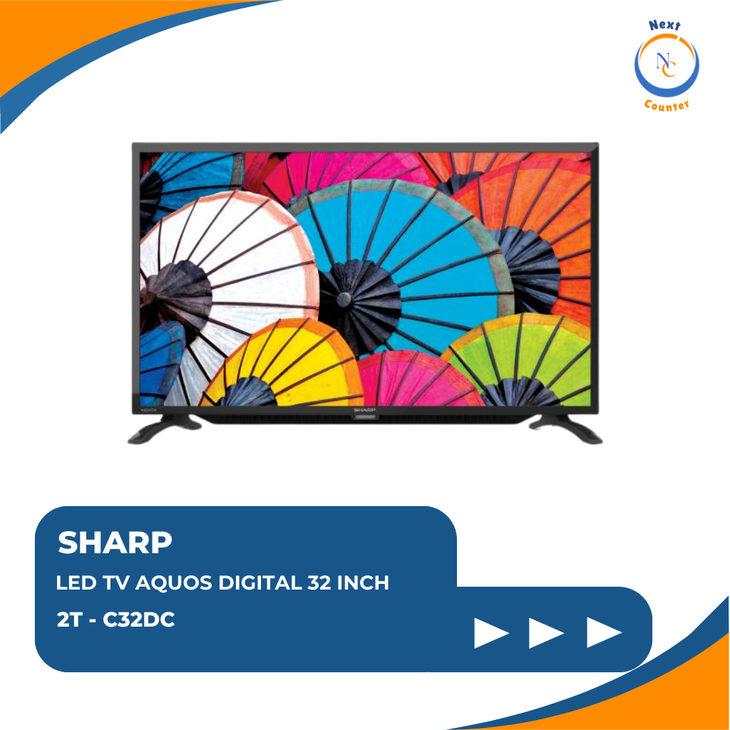 Jual SHARP LED TV 32 inch AQUOS HD-READY LC-C32GD | Shopee Indonesia