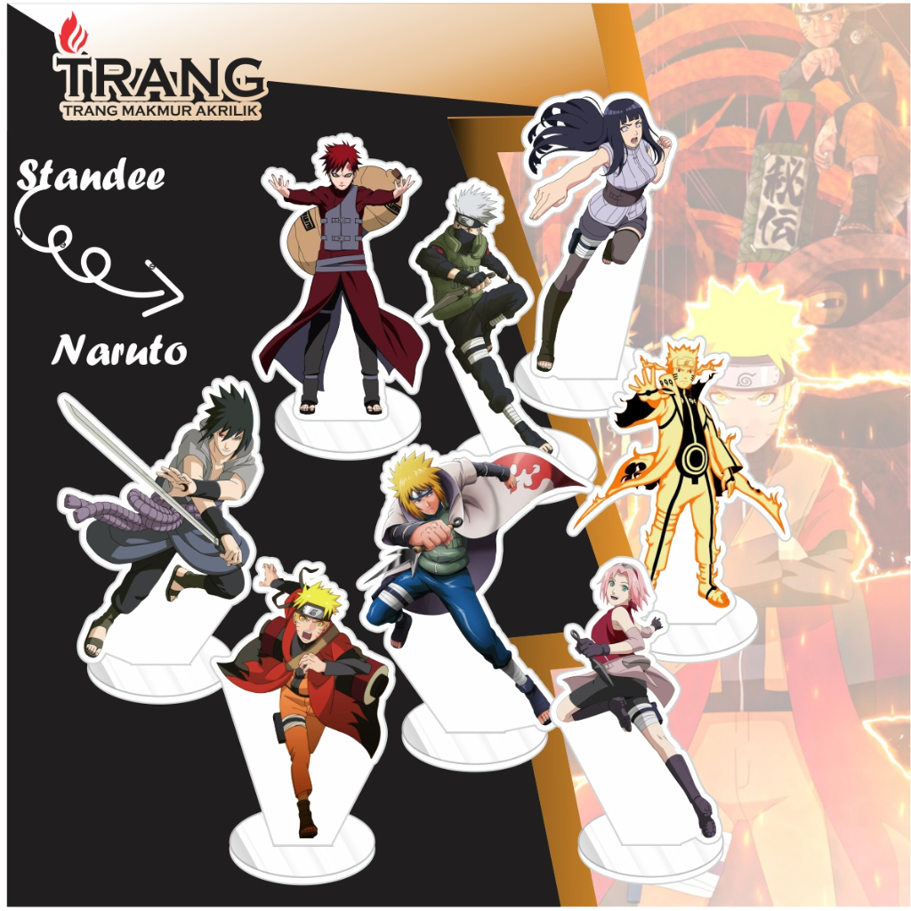 Jual Standee Figure Akrilik Naruto / Standing Action figure Acrylic ...