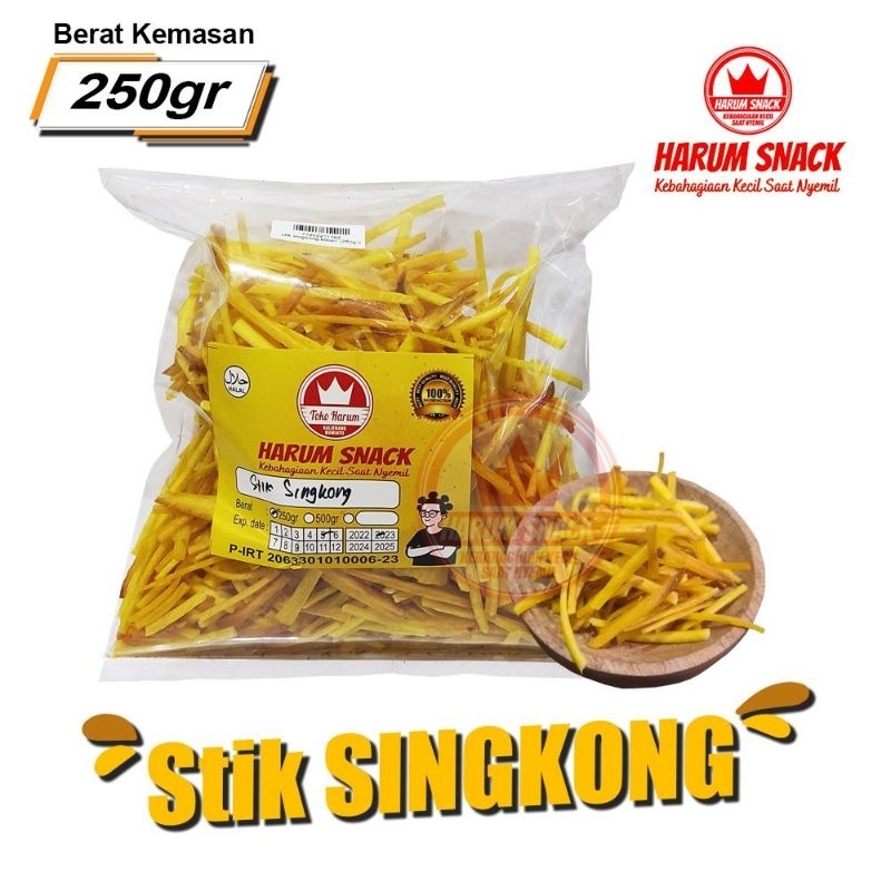 Jual STIK SINGKONG YELLOW 250 gram [Harum Snack Official] | Shopee ...
