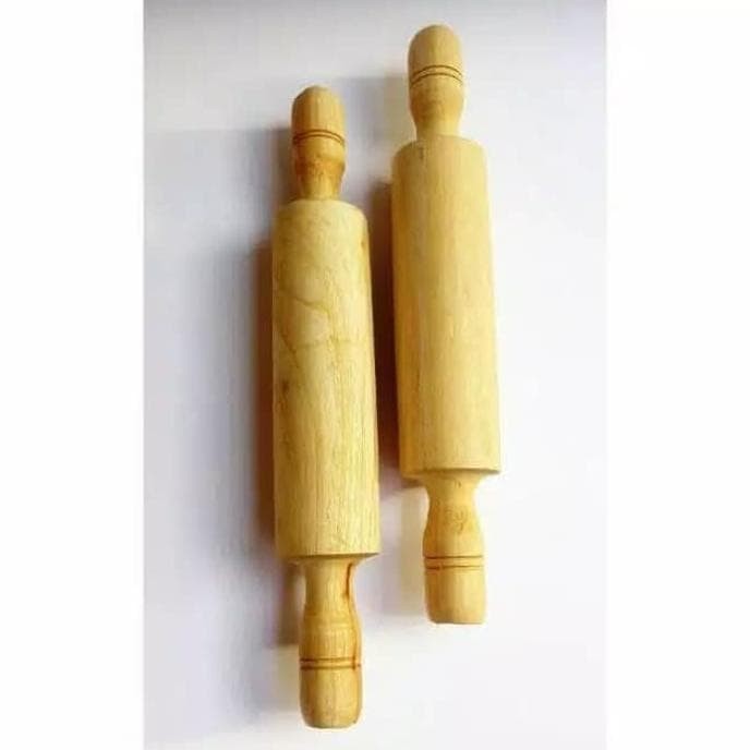 Jual rolling pin kayu/alat penggilas adonan 32 cm | Shopee Indonesia
