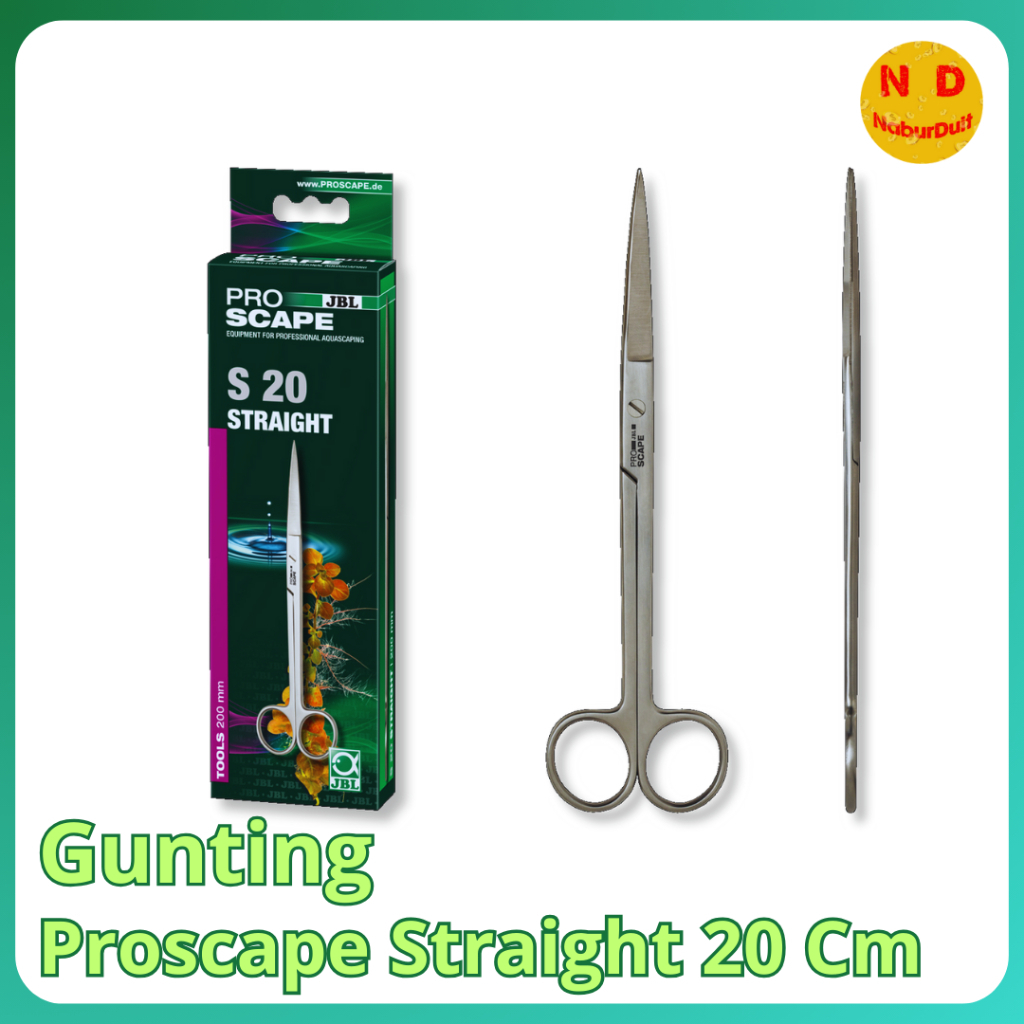 Jual Jbl Gunting Tanaman Akuarium Proscape Straight 20 Cm | Shopee ...